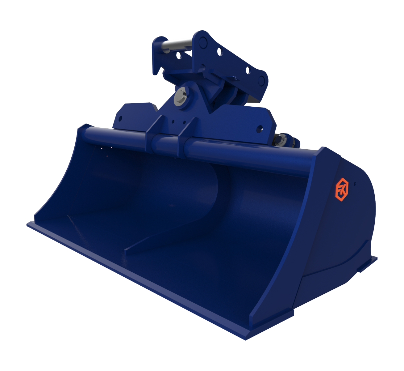 Hydraulic Tilt Ditching Bucket DUO 12 - 14 T - Kolaszewski